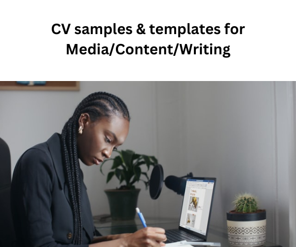 Media/Content/Writing CV Samples and Templates | Remote4Africa